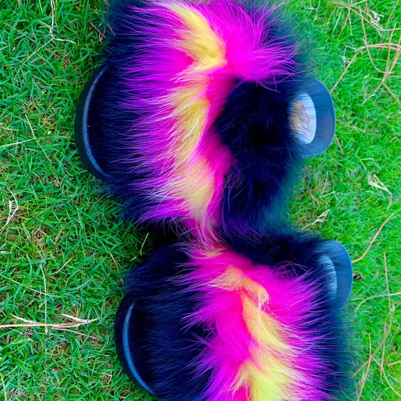 Shoes | Luxury Fox Fur Slipper | Poshmark